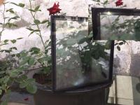 China 16-30 Mm Decorative Glass Window Panels , Theft Proof Translucent Glass Panels for sale