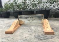 China Small Kitchen Cabinet Glass / Bevelled / Polished Glass A Balance Of Elements for sale