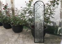 China Round Top Architectural Decorative Panel Glass , Solid Flat Tempered Glass Panels for sale
