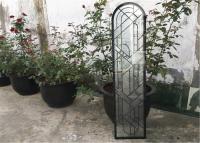 China Round Top Architectural Decorative Panel Glass , Solid Flat Tempered Glass Panels for sale