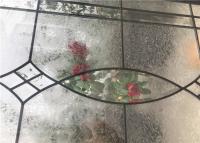 China Contemporary Collection Solid Flat  Decorative Tempered Glass Windows for sale