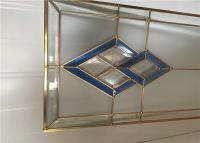 China Artistic Decorative Glass Panels , Frosted Cabinet Glass IGCC  IGMA Certification for sale
