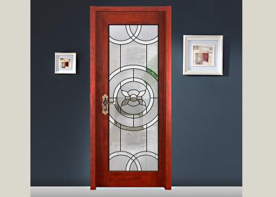 China Economical Strong 22*64 Brass Patterned Window Glass Panels Unique Heat Resistant for sale