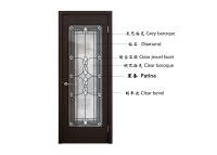 China Privacy Double Tempered Sliding Glass Door For Home Decor IGCC IGMA Certification for sale