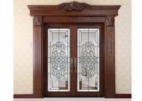 China Unique Safety Black Patina Internal Sliding Glass Panels For Living Room / Bedroom for sale