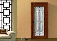 China Horizontal Opening Bevel Art Glass Panels Flat Shape Custom Black Zine Privacy Art Glass for sale