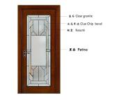 China Decorative Patina Classical Art Glass Panels Thermal Sound Insulation for sale
