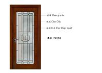 China Fireproof Bevel Clear Sliding French Patio Doors , Safety French Glass Sliding Patio Doors for sale