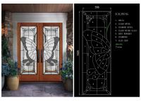 China Double Tempered Privacy Glass Slider Doors For Home Decor IGCC IGMA Certification for sale