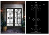 China OEM High Level Sound Insulation Inlaid Door Glass for Building Decorative Art Glass for sale