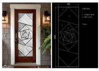 China Clear / Coated / Stained Pattern Decorative Panel Glass 22