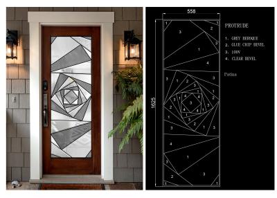 China Brass Nickel Patina Home Decorative Panel Glass Stained Glass For Church for sale