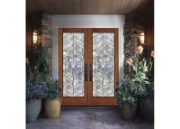 China Sliding Glass Door Hollow Stained Glass Panels Air / Argon Insulating for sale