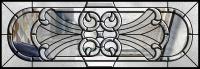 China Luxurious Clear Tempered Beveled Edge Glass Without Sacrificing Light for sale