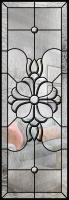 China Wood Frame Dedorative Glass Sliding Door , Black Patina Internal Glass Sliding Doors for sale