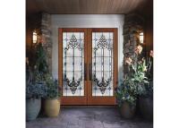 China Bright / Round Tempered Beveled Edge Glass Theft Proof For Home School for sale