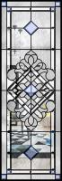 China Durability Sliding Glass Doors Theft Proof Decorative Panel Glass Brass / Nickel / Patina for sale