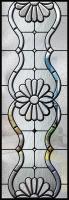 China Black Patina Internal Decorative Sliding Glass Door Added Light for sale