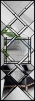 China Stained Beveled Edge Glass Mini 50Mm * 50Mm Flat Round Beveled Edge for sale