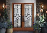 China frosted glass  Appeal Decorative Panel Glass For Apartment Home Pattern Surface sandblasted for sale