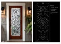 China Bear High / Low Temperature Decorative Bathroom Window Glass French Style for sale