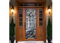 China Wall Strength Elegance Comfort Decorative Glass Panels 22