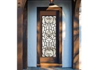 China Eloquent Wrought Iron Glass Tranquility Screening Light Transmission Iron Oxides Natural Light for sale