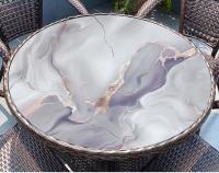 China Outdoor glass table for sale