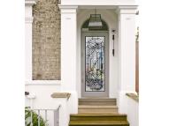 China Antique Decorative Panel Glass , Solid Flat Tempered Glass Panels For Building for sale