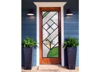 China Skylights Decorative Stained Glass Window Panels Intricate Detail Nouveau Art Contemporary for sale
