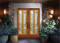 China Original Artwork Architectural Decorative Stained Glass Door Panels Nouveau Art Deco for sale
