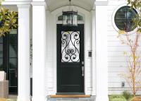China Agon Filled 22*64 Inch Size Interior Door Frosted Glass Panel Durable Decoration for sale