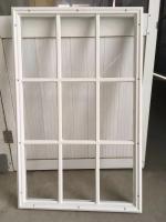 China IGCC Plastic 1.4mm Aluminium Wood Grain Windows for sale