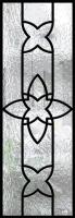China Swing Open IGCC IGMA Hollow Wrought Iron Glass Door for sale