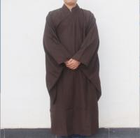 China 100% Viscose Monk Robe Fabric 120gsm Soft Handfeel Plain Weave for Garment for sale
