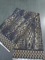 China 100% Polyester Wax Printing Fabric 6yds Piece 110gsm Kente Design for African Garments for sale