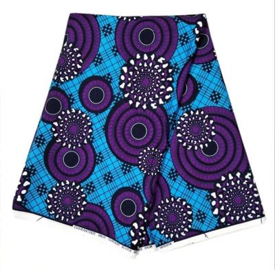 China 100% Cotton African Wax Ankara Fabric 24x24 Yarn Count 130 GSM for Clothing for sale