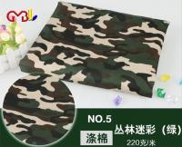 China Medium Weight TC 240GSM Digital Printing Guard Uniform Fabric with Polyester Blend for sale