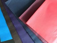 China 100% Polyester 210T Taffeta Fabric 50gsm Soft Colorful for Apparel Uniform Workwear for sale