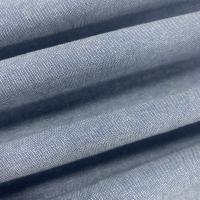 China Lightweight Denim Fabric 21s Imitation Cotton Knitted 130gsm for Shirt Garment for sale