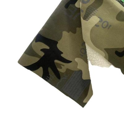 China 100% Polyester Camo Polar Fleece Softshell Fabric 57/58 Inch Width 400g for Outdoor Jacket for sale