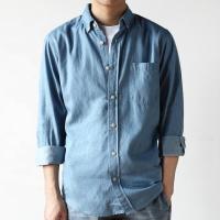 China 21s 100% Cotton Thin Denim Knitted Fabric 58/60 inch for Shirt Plaids Herringbone for sale
