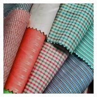 China Anti-Static Combed Cotton Fabric 57/58 Inch for Women Dress Garment Africa Plaid Style for sale