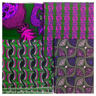 China 100% Cotton African Wax Fabric Ankara BATIK Design 150 GSM 57/58 Inch Width for sale