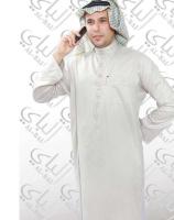 China Flame Retardant Polyester Thobe Fabric 190gsm 57/58 Inch Width for Islamic Arab Robe for sale