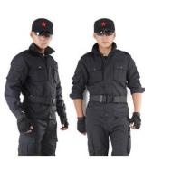 China 235gsm TC Ripstop Fabric Dark Green Security Uniform Custom Color 57/58 Width for sale