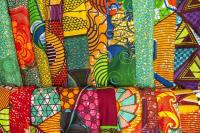 China High Grade 100% Cotton Wax Print Fabric African Ankara 57/58 Inch 110gsm for Dress for sale