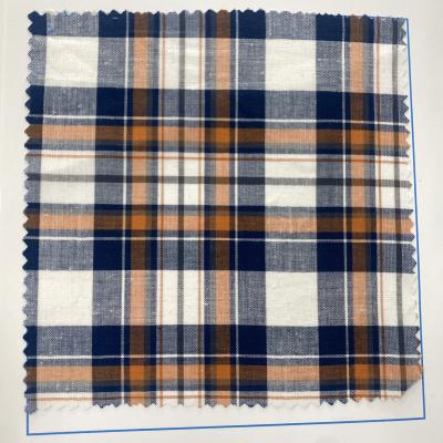 China 80% Polyester 20% Cotton Soft Color Yarn Dye Stretch Creases Jacquard Heavyweight Fabric 170gsm 57-58in for sale