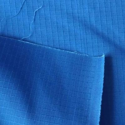 China Ring Spun Poly Cotton Rib Stop with Spandex Fabric 200gsm 57/58 for Workwear for sale