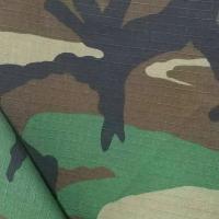 China TC 65/35 Camouflage Rip-Stop Fabric 215-220gsm High Tear Strength Waterproof Color Fastness Grade 4 for sale